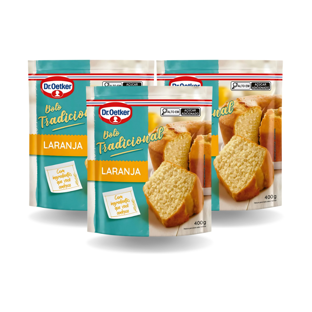 Mistura Para Bolo Sabores 400g Dr'Oetker Atacado (CAIXA COM 18 UNIDADES ...