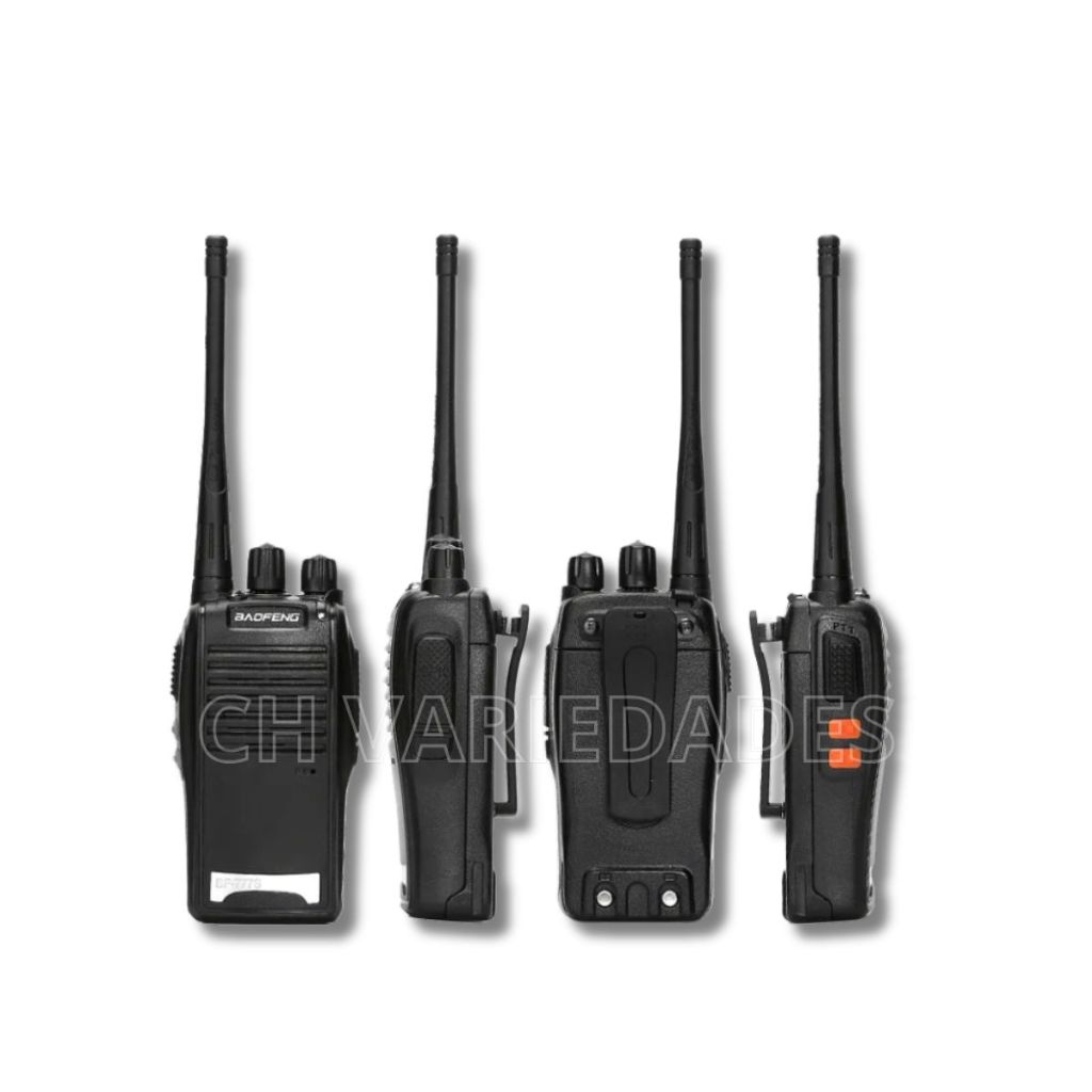 Kit 2 Rádio Comunicador Walkie Talkie 777s Vhf/Uhf 16 Canais ...