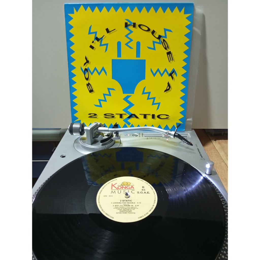 2 Static - Boy, I'll House Ya Lp Vinil Single | Shopee Brasil