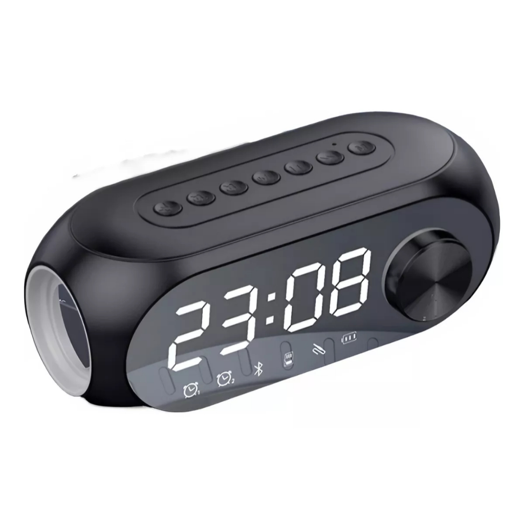 Alto-Falante Bluetooth com Relógio e Despertador de Tela Grande - AL ...