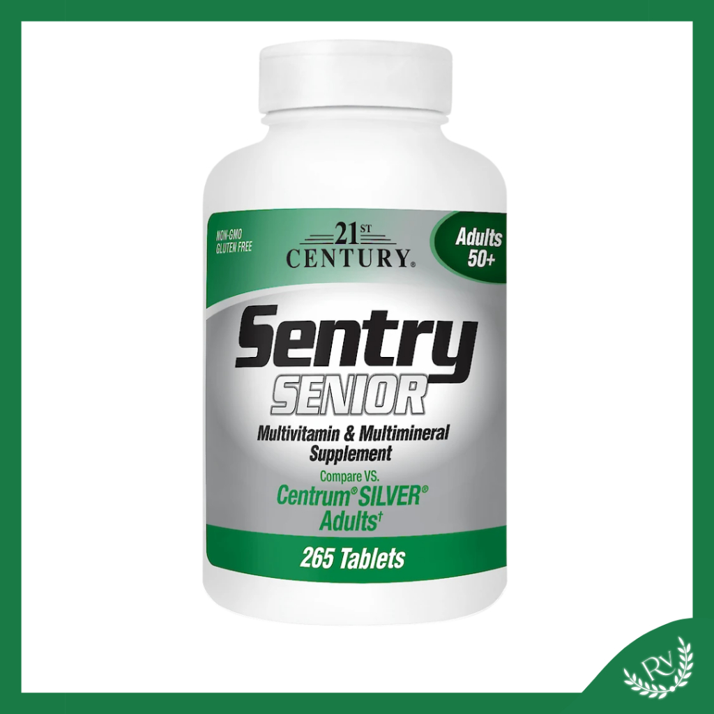 Sentry Senior Multivitamin & Multimineral (265 Tabletes) - 21st Century ...