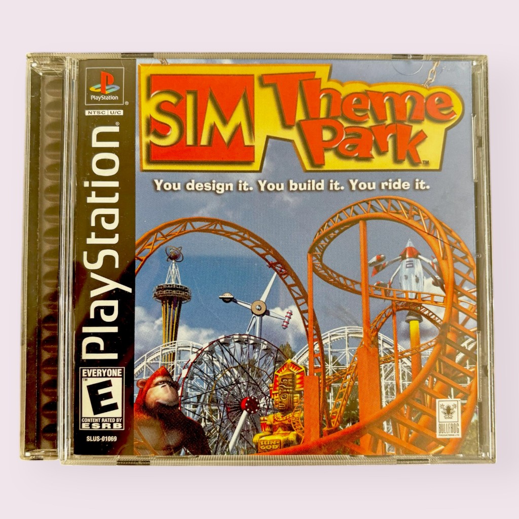 Sim Theme Park Original Playstation 1 NTSC | Shopee Brasil