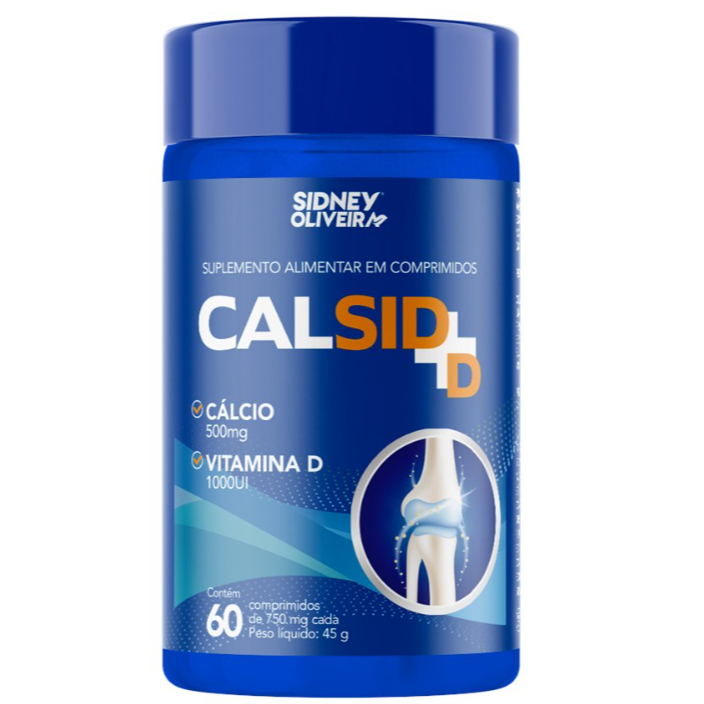 Cálcio + Vitamina D3 Calsid-d Sidney Oliveira | Shopee Brasil