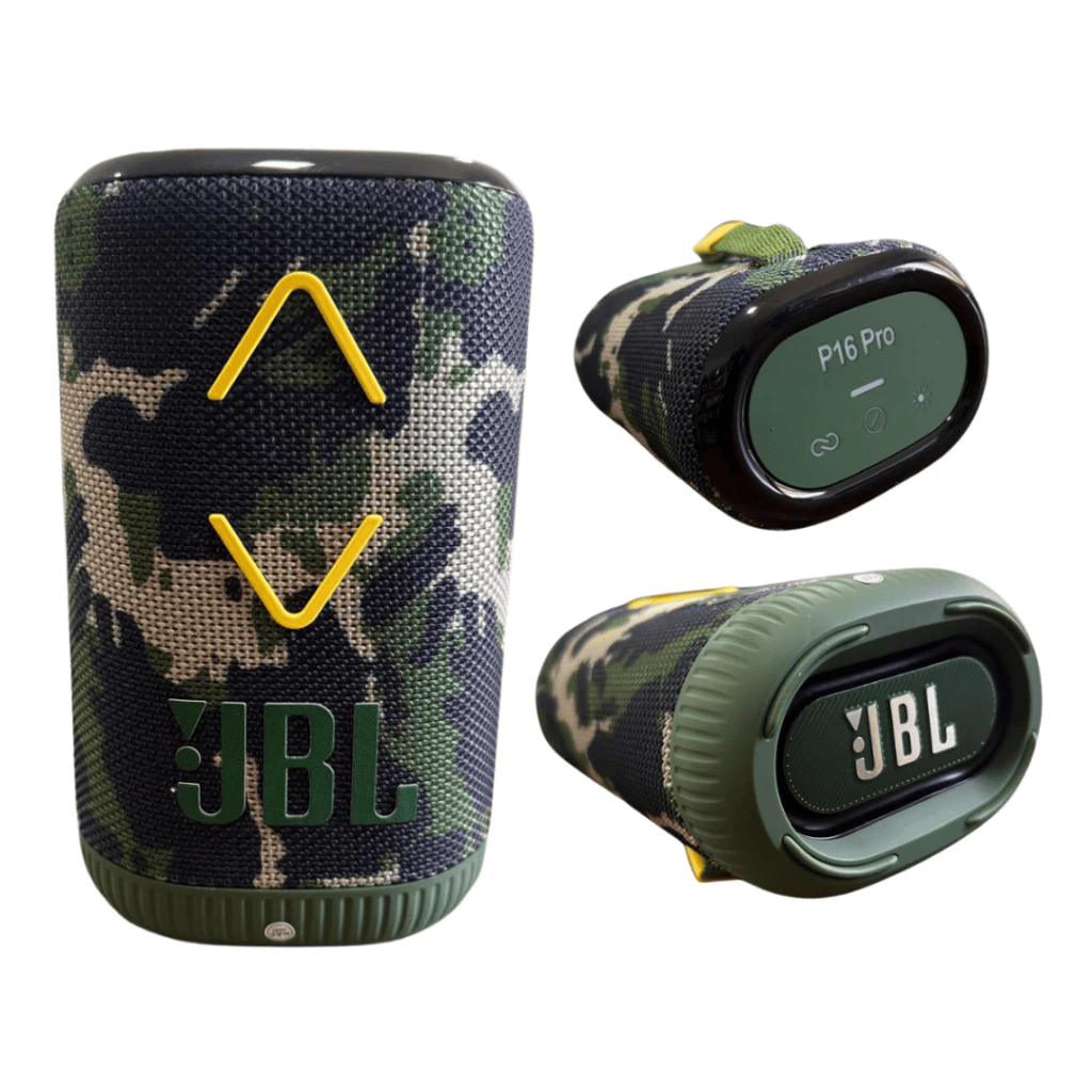 Caixa de Som JBL P16 Pro - Bluetooth, LED RGB, Bass Forte, 12h de Bateria | Shopee Brasil