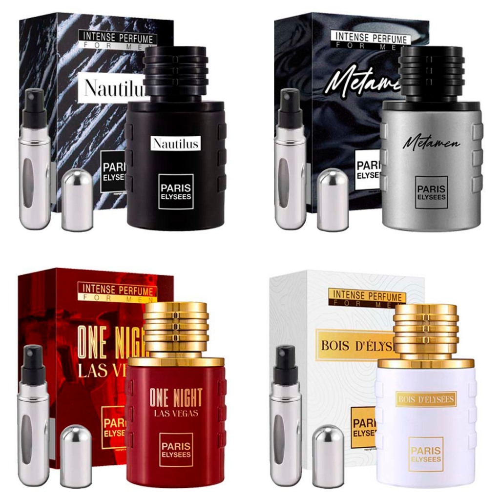 Kit 4 Perfumes Paris Elysees Linha Premium SS8 (Escolha as Fragrâncias) | Shopee Brasil