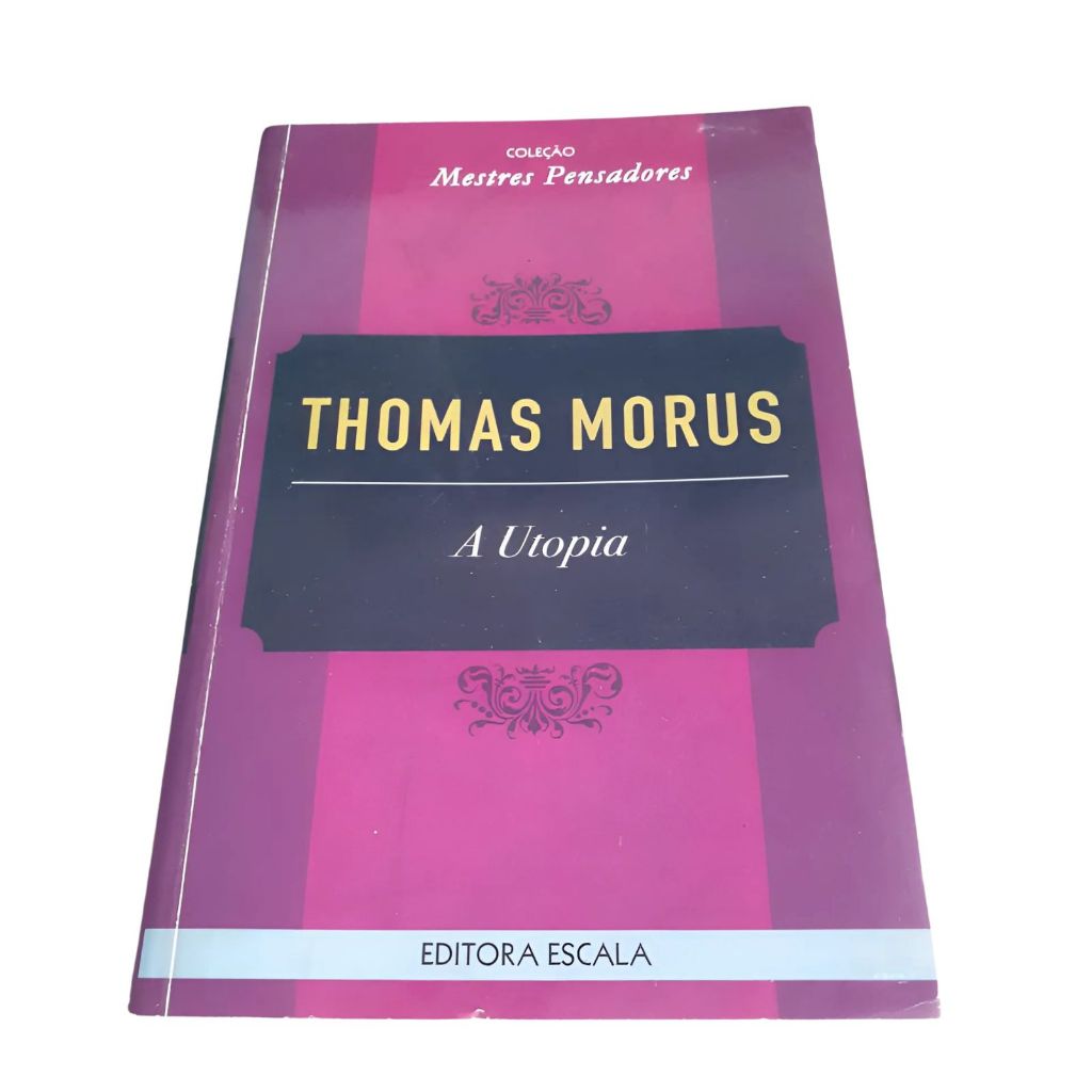 Livro A Utopia thomas Morus | Shopee Brasil