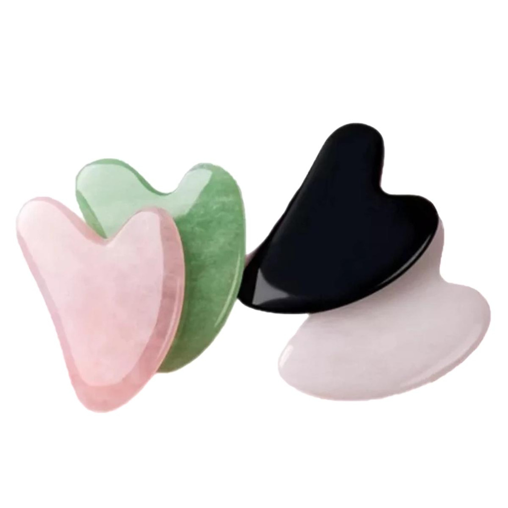 Gua sha Placa Guasha Raspador Massageador Facial para Massagem em Pedra ...
