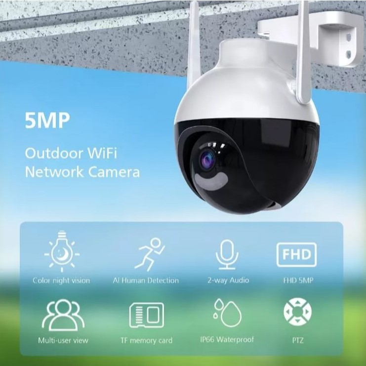 Câmera De Segurança Wi-fi Smart Camera A18 4k App Icsee | Shopee Brasil