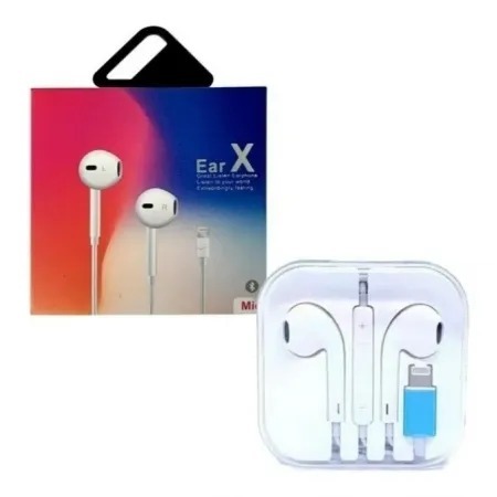 Fone de ouvido com fio da Apple EarX é adequado para fones de ouvido ...