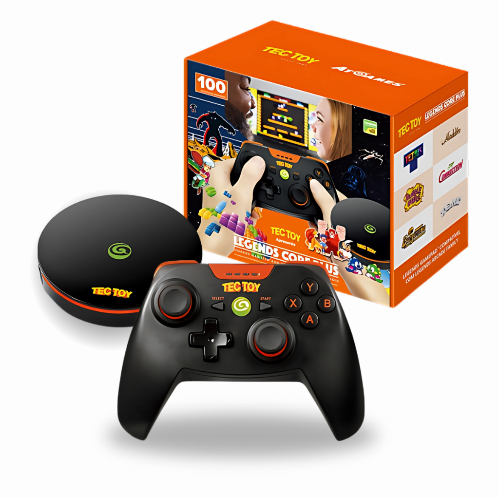 Console RETRO original TECTOY Legends Core, Controle sem fio Múltiplas ...