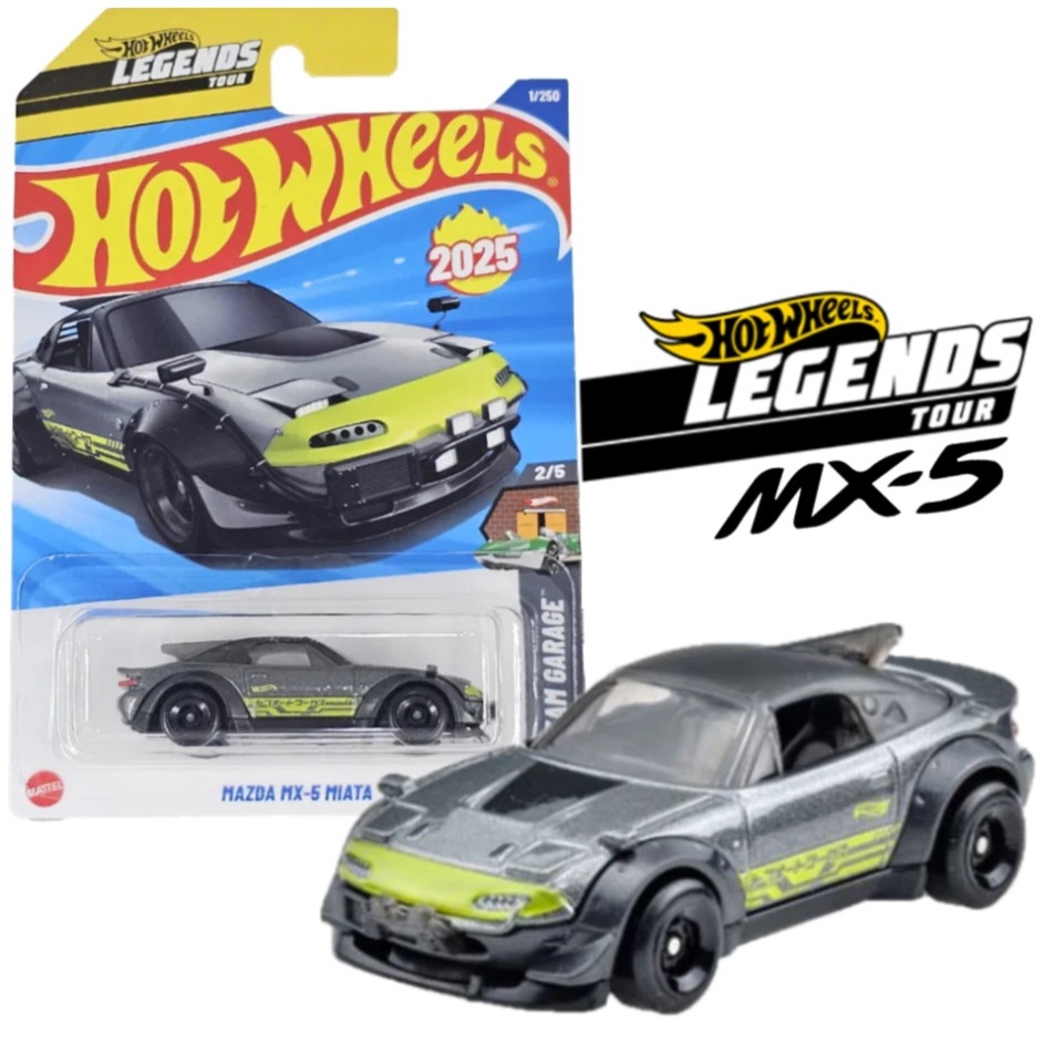 Hot Wheels 2025 LEGENDS TOUR MAZDA MX-5 MIATA /HW DREAM GARAGE / lote ...