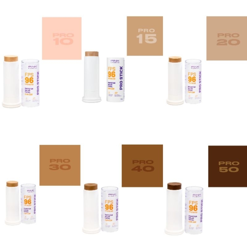 Protetor Solar Facial Em Bastão Com Cor Pro Stick Alta Cobertura Pink ...