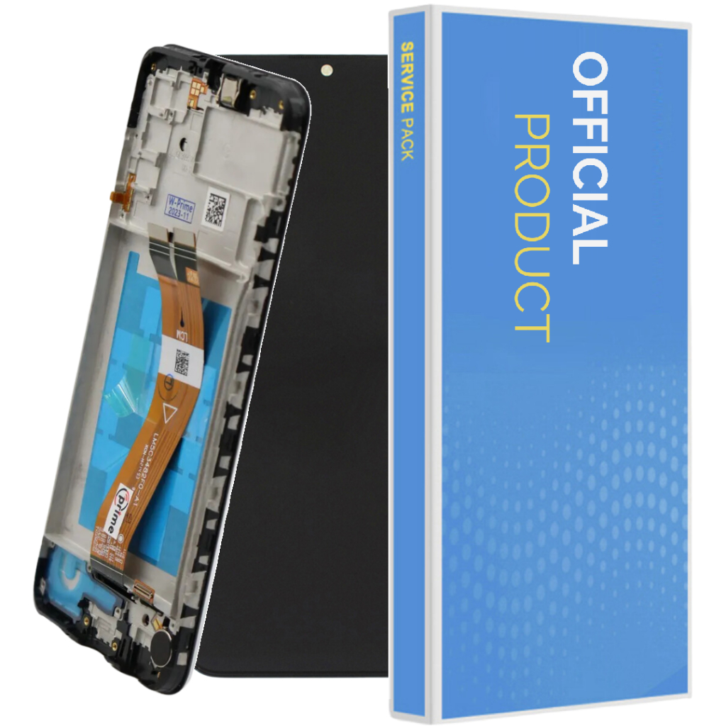 Tela Frontal Compatível Galaxy A03 / A03s / A04e / A02s Display Oled + Com Aro + 1 Ano Garantia ...