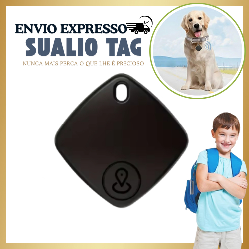 Rastreador Smart Tag GPS SUALIO TAG para Iphone Localizador Criança Pet ...