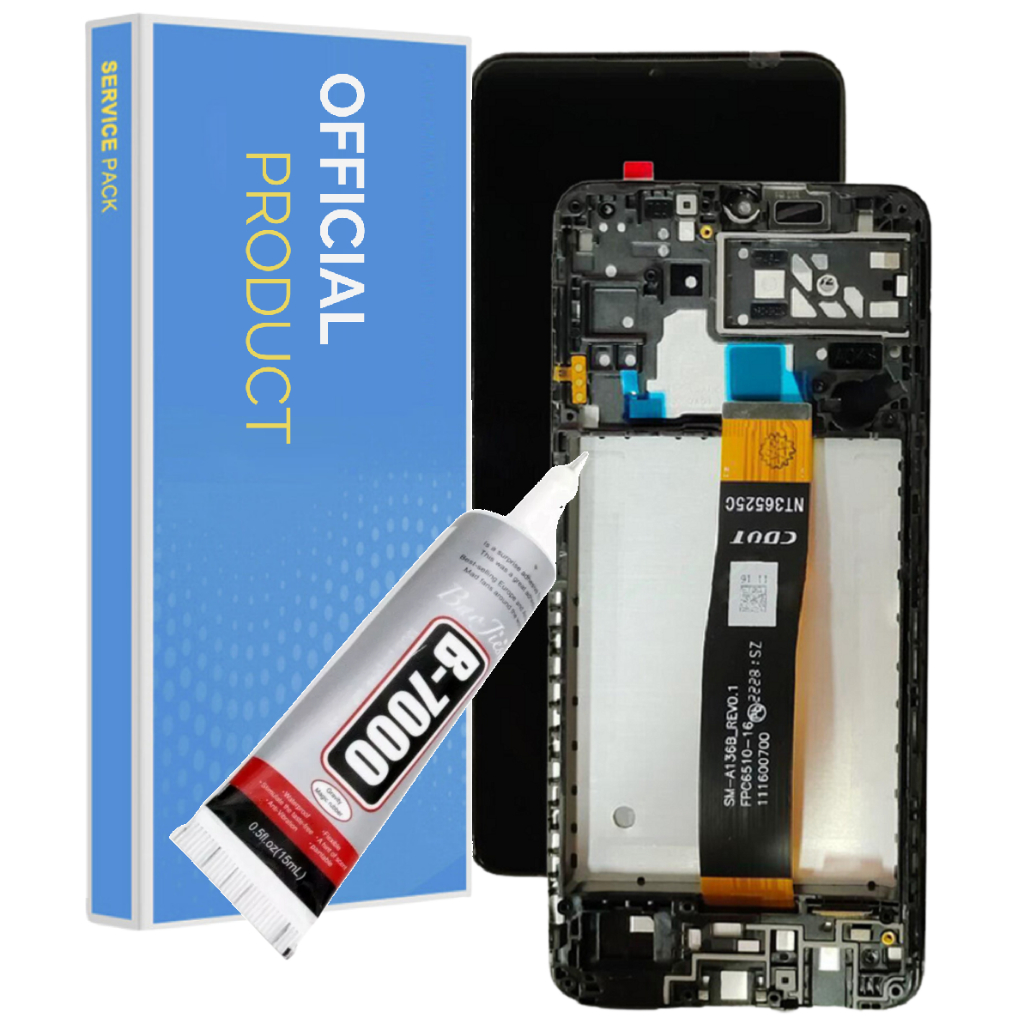 Tela Display Frontal Compatível Galaxy A13 5g A136m / A04s A047m Com ...