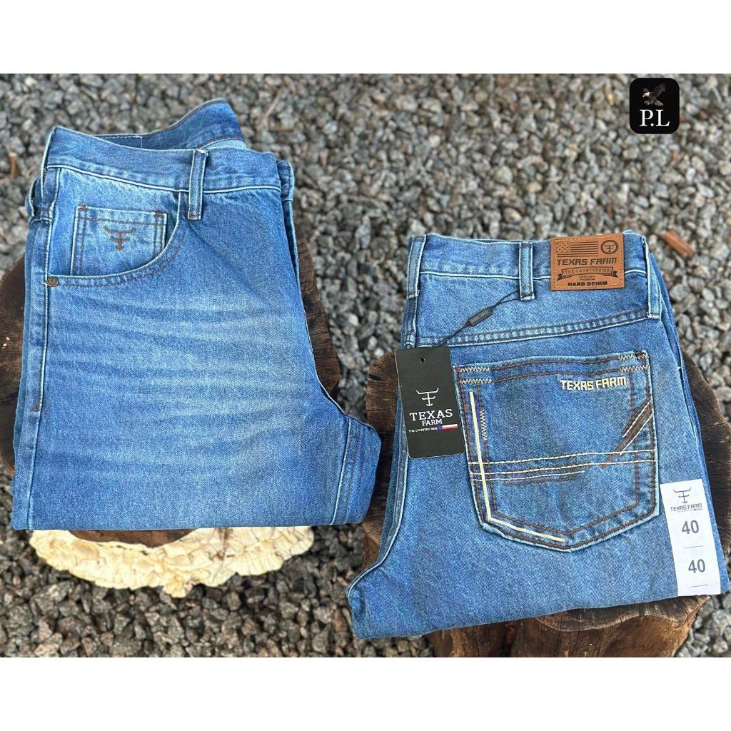 Calça Country Balão Premium 100% Algodão 14Oz com Bordado 3D e Botões ...