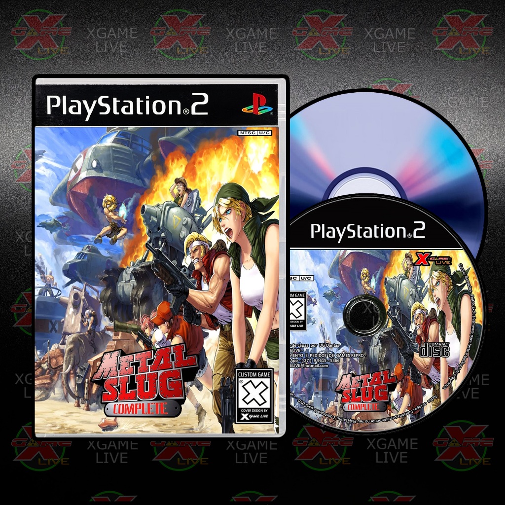 DVD GAME - METAL SLUG Complete Edition - Repro Ps2 DVD Patch By ...