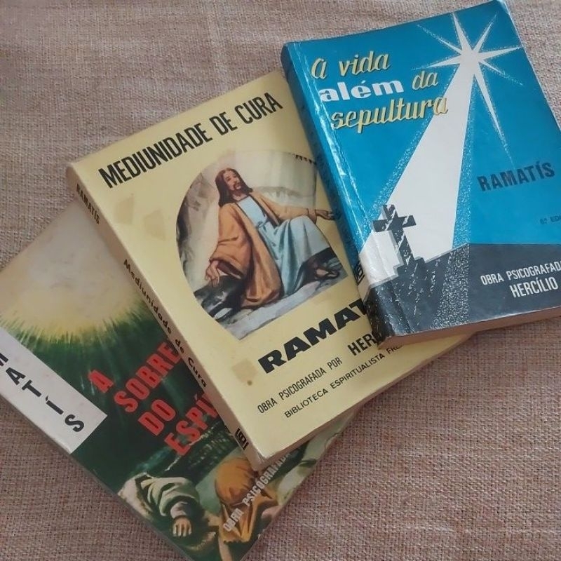 Kit 3 livros Espiritas ; Ramatis ; Hercilio Maes | Shopee Brasil