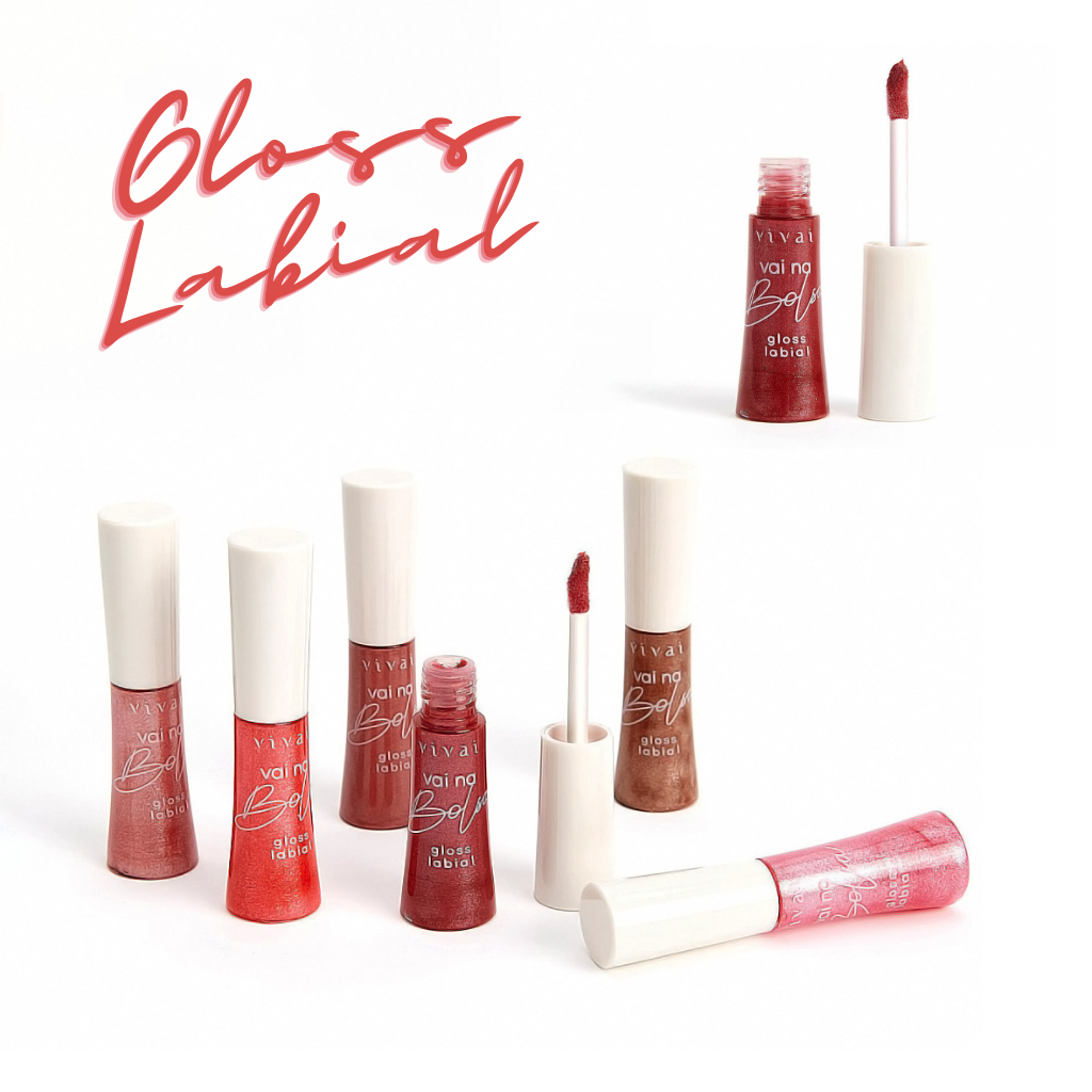 Gloss Labial Vai na Bolsa Vivai - Brilho Instantâneo e Lábios ...