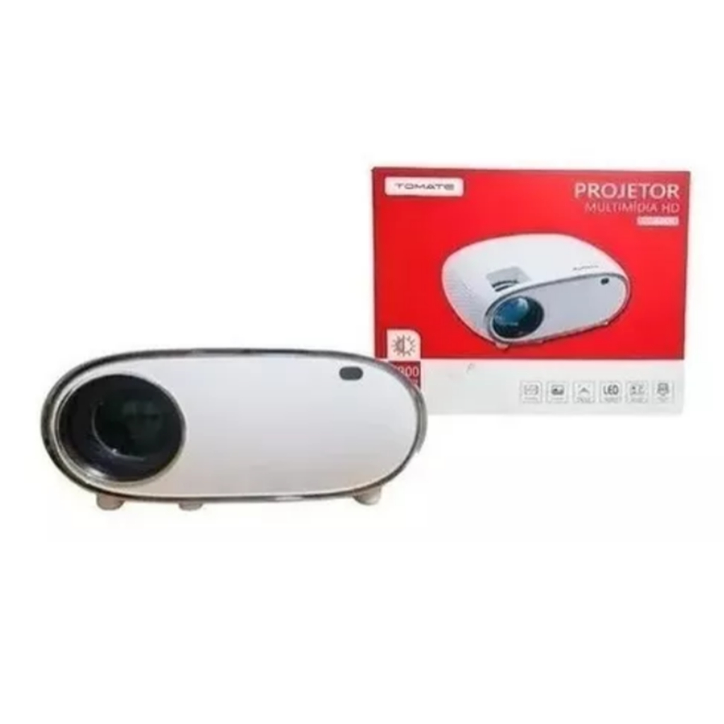 Projetor Home Cinema 2800lm Tomate Mpr-5008 Led Full Hd Cor Branco ...