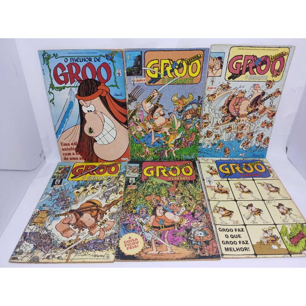 Coleção O Melhor de Groo O Humor Inteligente | Shopee Brasil