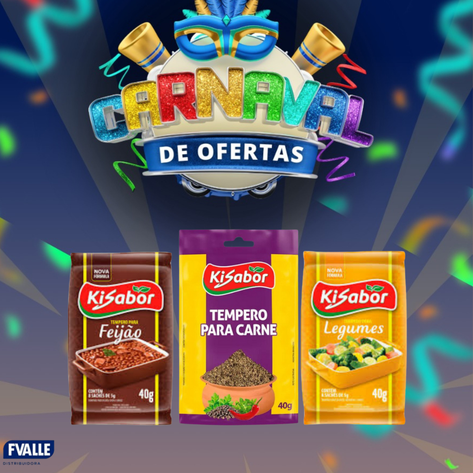 Temperos Kisabor 40g | Shopee Brasil