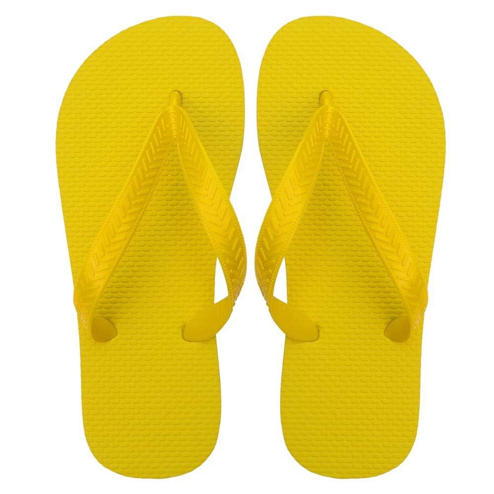Chinelo Basic 100% Borracha marca Sr.Chinelo Cor Amarelo Solar ...