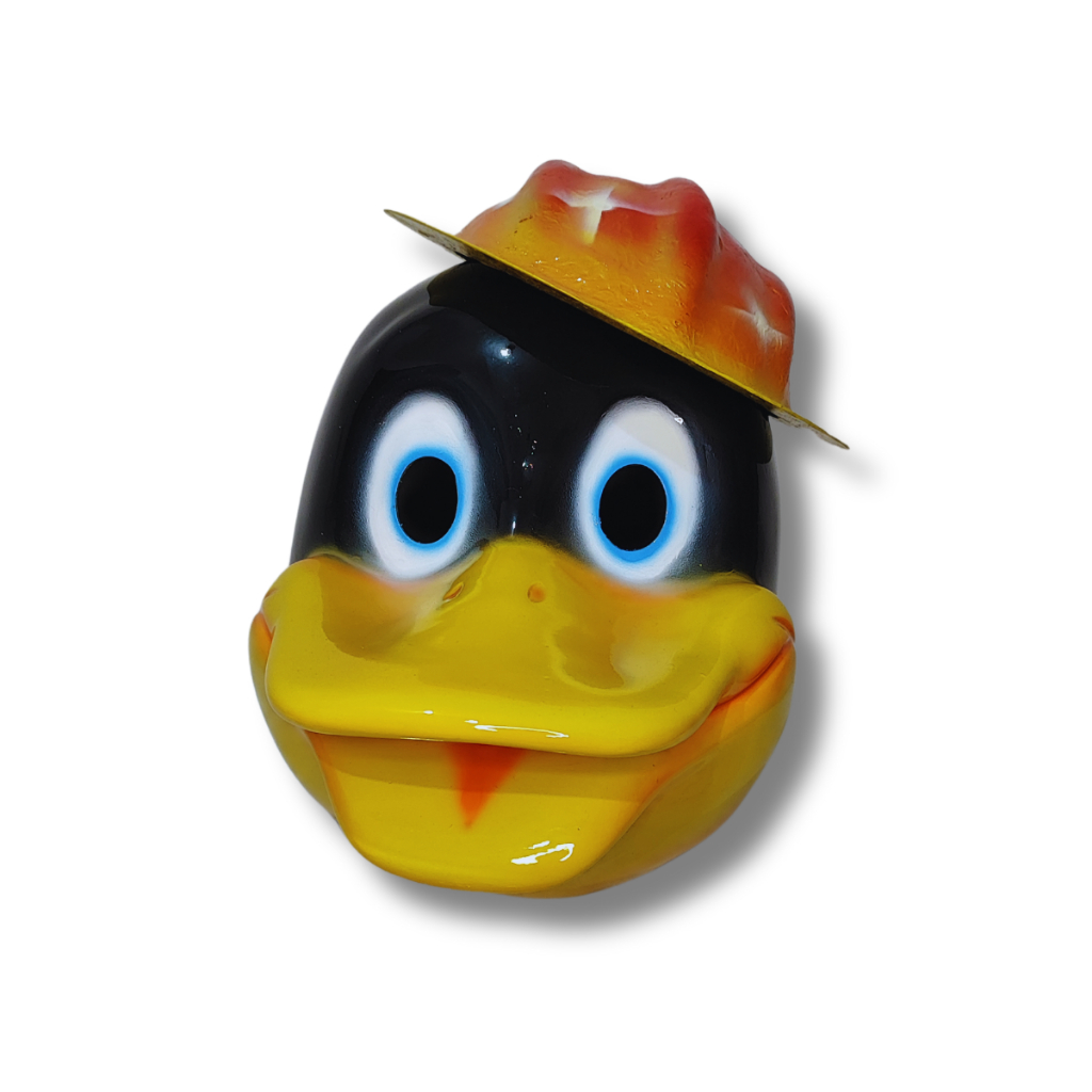 Mascara Pato Loco Patolino Trenzinho Da Alegria Carreta Furacao Fibra ...