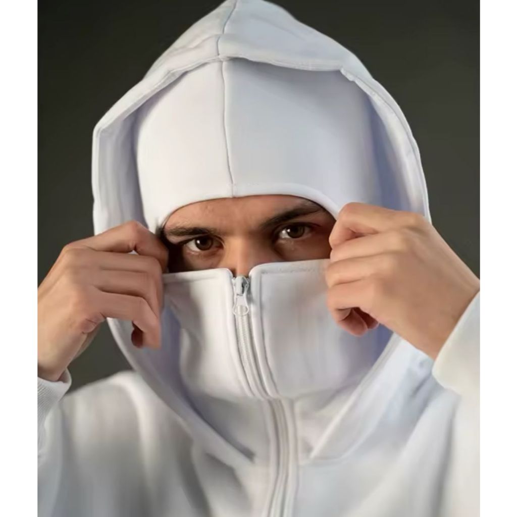 Moletom balaclava masculino casaco. urbano,rap. | Shopee Brasil