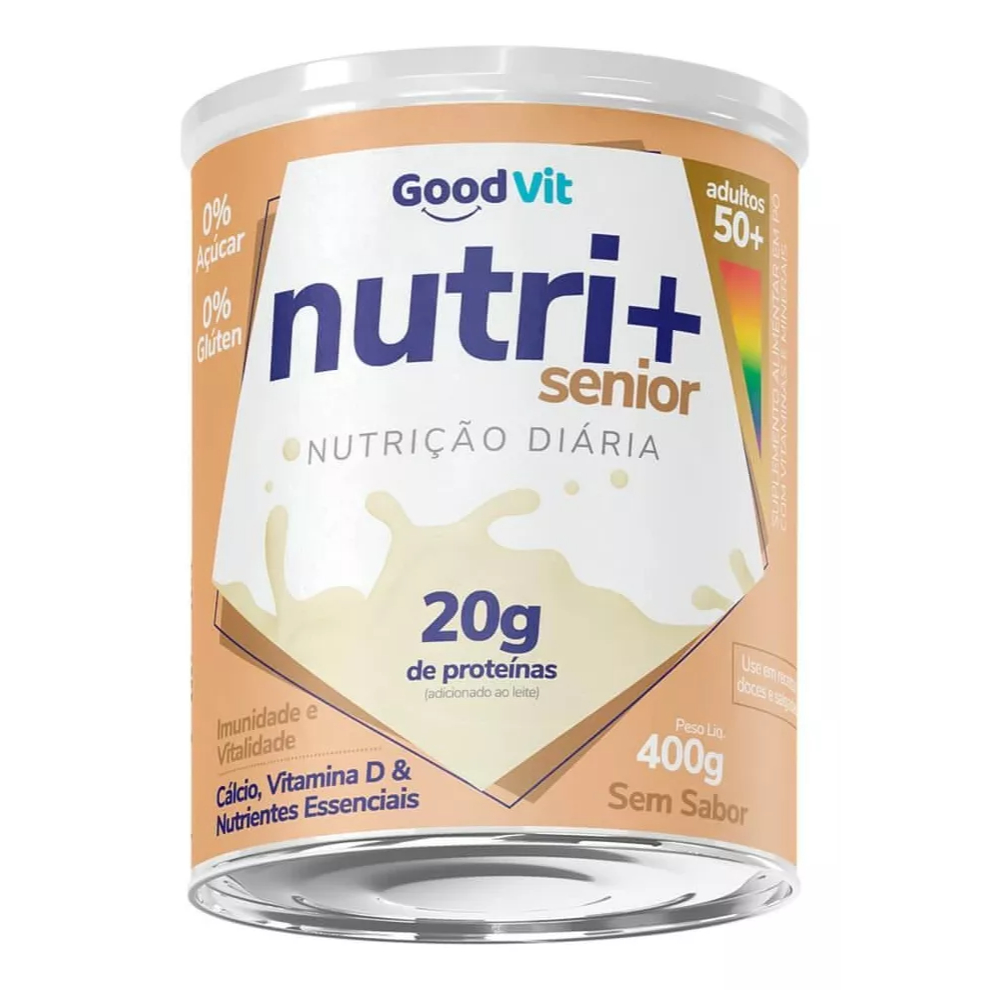Nutri + Senior 50+ Complemento Alimentar 400g - Good Vit | Shopee Brasil