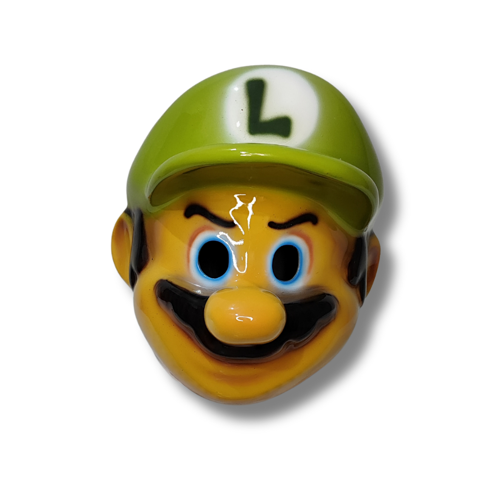 Mascara Do Luigi Trenzinho Da Alegria Carreta Furacao Fibra De Vidro ...