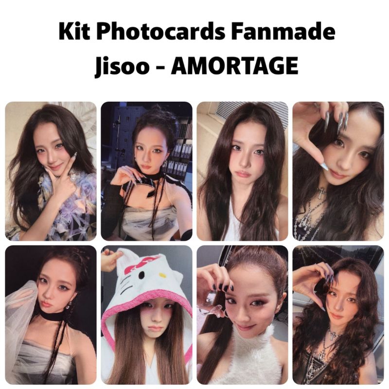 Kit Photocards Fanmade Blackpink Jisoo Amortage - Kpop | Shopee Brasil