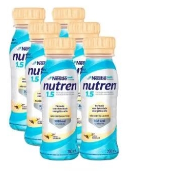 Nutren 1.5 Nestlé 200m Caixa C/ 6 unidades( escolha o sabor | Shopee Brasil