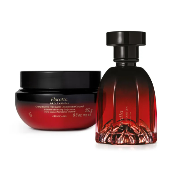 Kit Floratta Red Passion: Eau De Parfum 75ml + Creme Intenso Hidratante ...