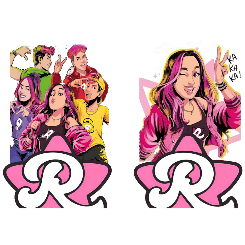 emilly vick youtube os rosa kit decoração de festa infantil 4 display ...