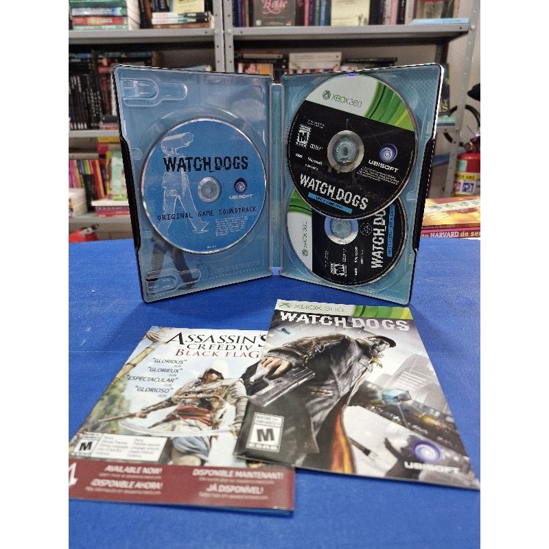 Steelbook e artbook Watch Dogs 1 | Shopee Brasil