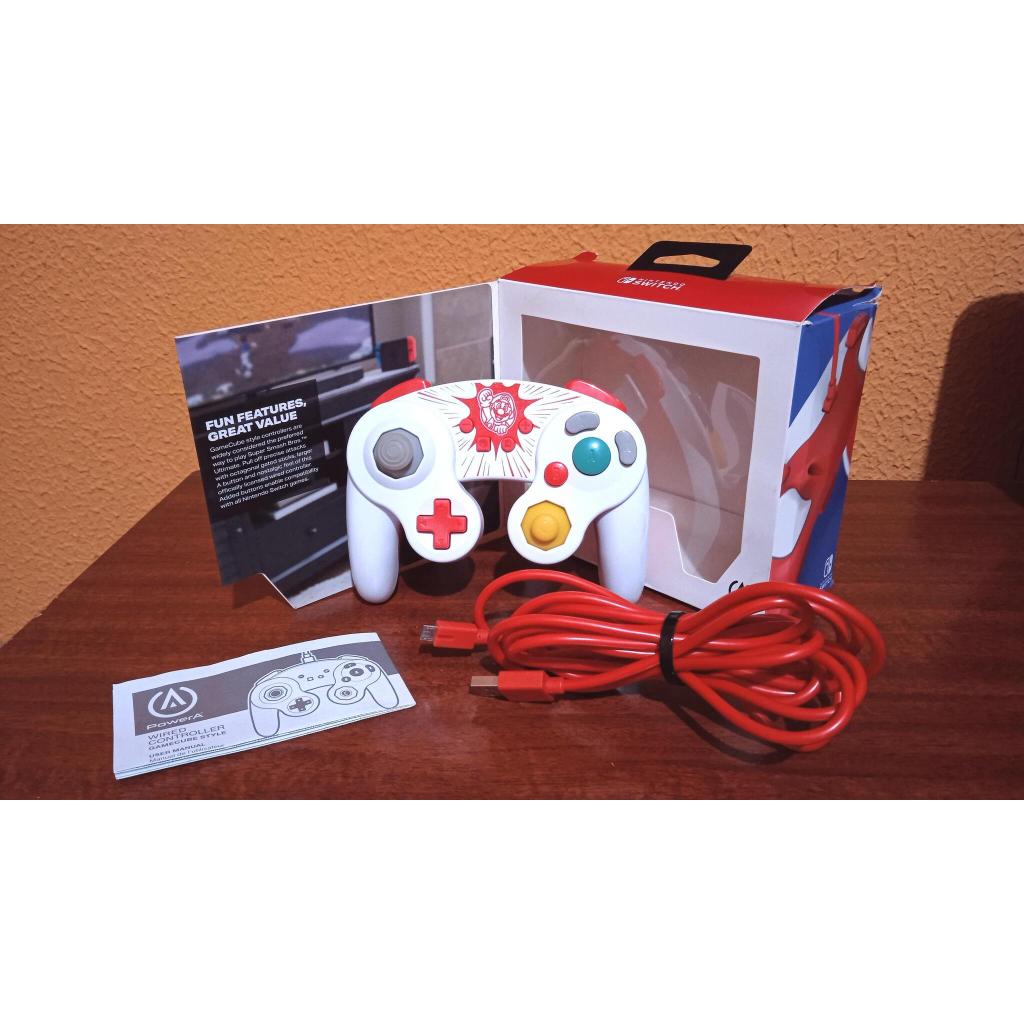 Controle Nintendo Switch Wired Super Mario Gamecube Completo | Shopee ...