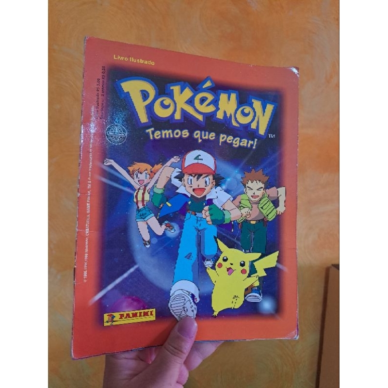 Album de figurinhas Pokemon Completo Oficial Nintendo/Panini | Shopee ...