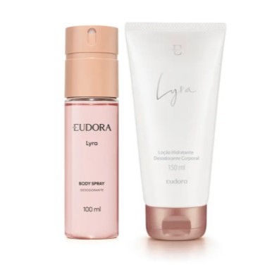 Eudora Kit Lyra: Body Spray Lyra 100ml + Loção Hidratante Lyra 150ml ...