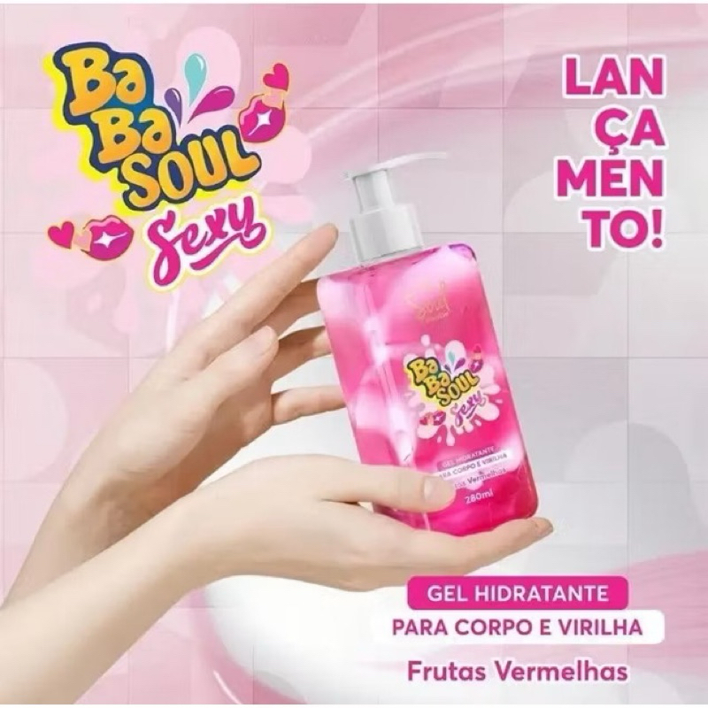 Kit Gel Hidratante Corporal e Virilha Baba Soul 280ml – Hidratação ...
