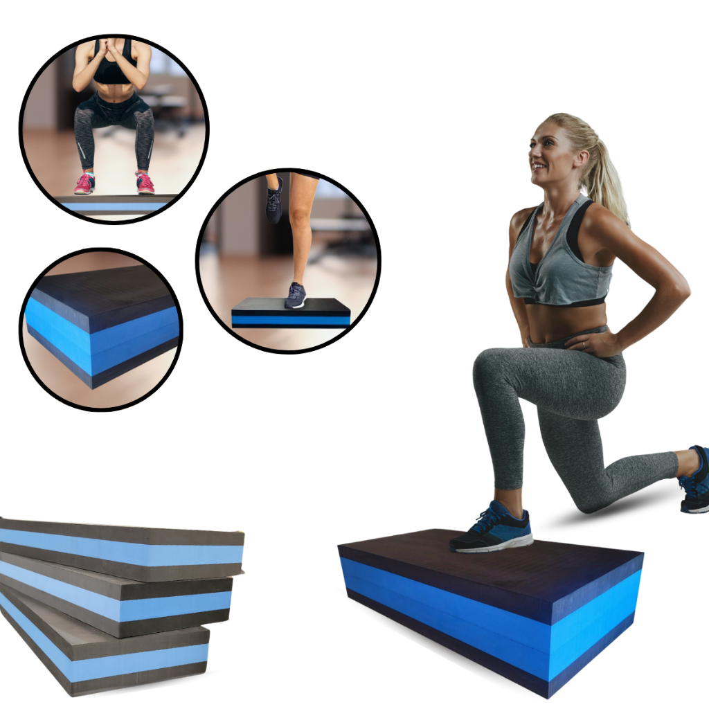 Step Academia Eva 90cm X 28cm X 10cm Exercício Físico Ginástica ...
