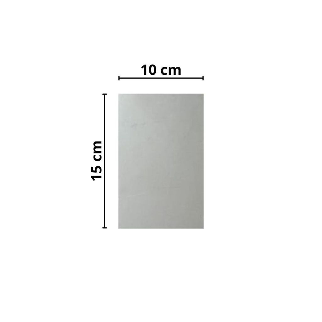 Chapa Inox 304, Medidas 10 cm x 15 cm X 3 mm Espessura | Shopee Brasil