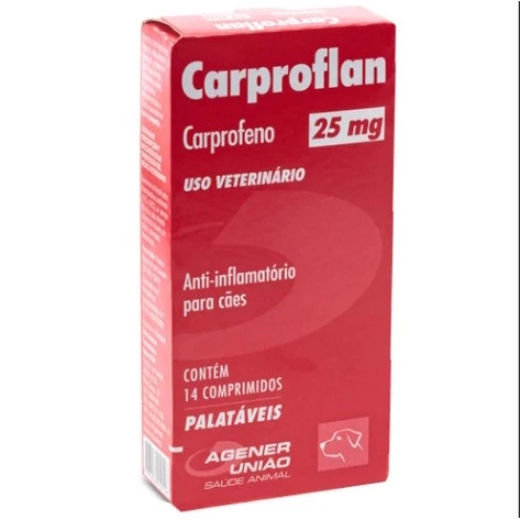 Carproflan 25mg 14 Comprimidos Anti-inflamatório para Cães - Agener ...