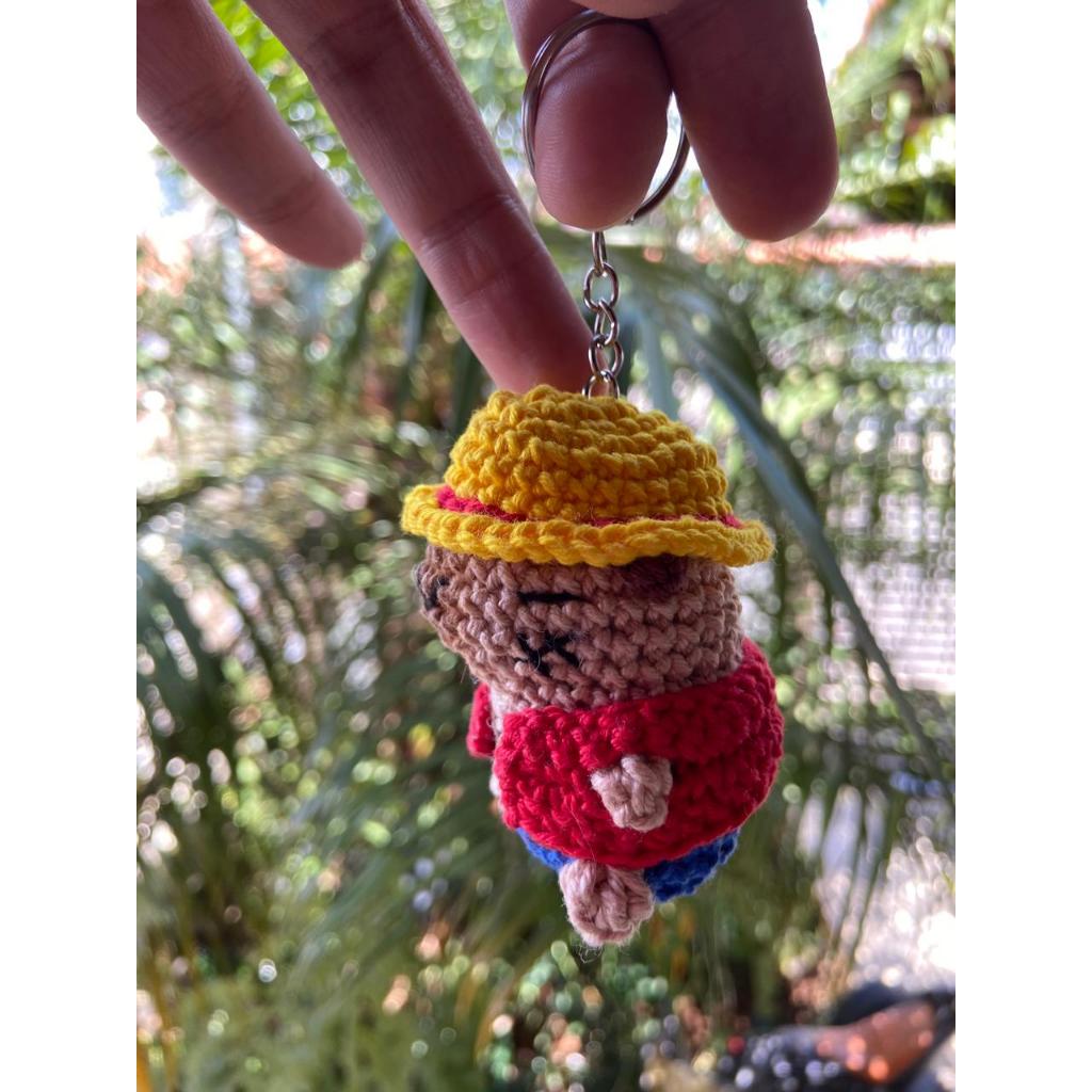 Mini Capivara de Luffy One Piece Chaveiro | Shopee Brasil