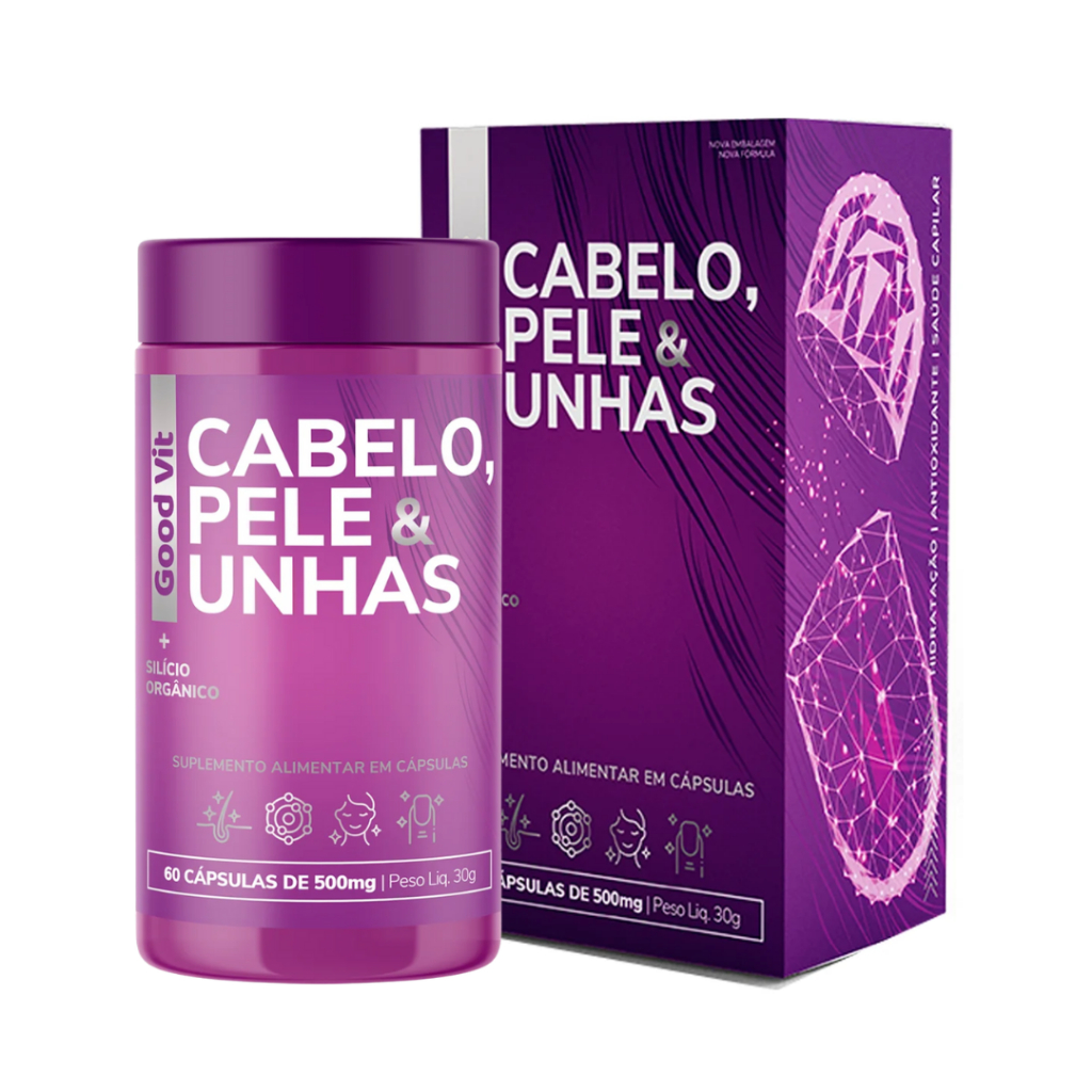 Vitaminas Cabelo, Pele & Unhas 60 Cápsulas - Good Vit | Shopee Brasil