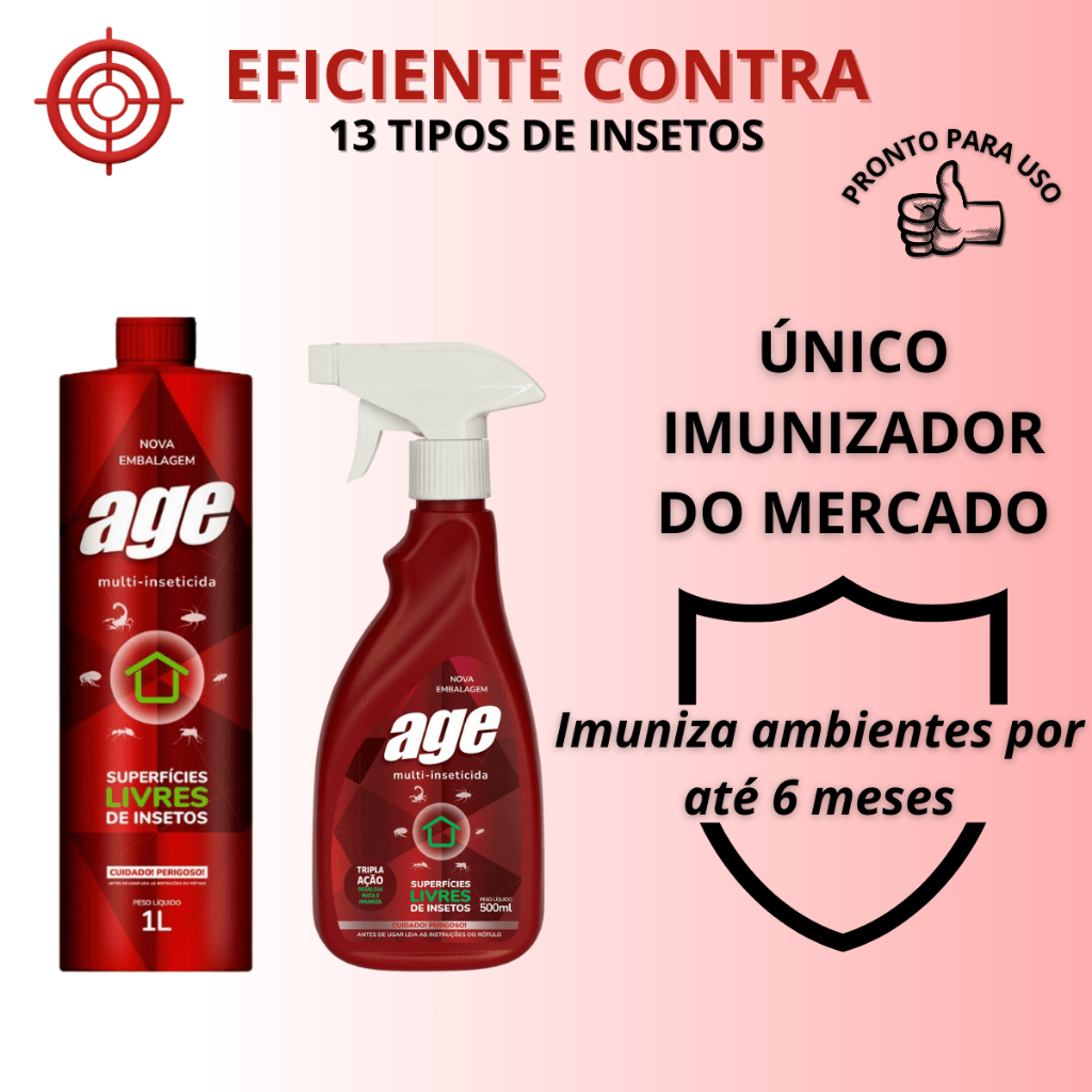 Veneno Inseticida AGE Original Arraze 1 Litro e 500ml dedetizador ...