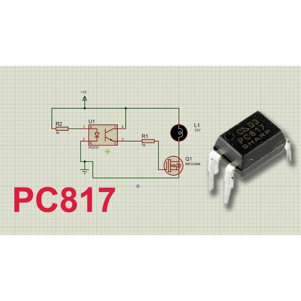 PC 817 - PC817 Arduino Fotoacoplador DIP - 50 Peças | Shopee Brasil
