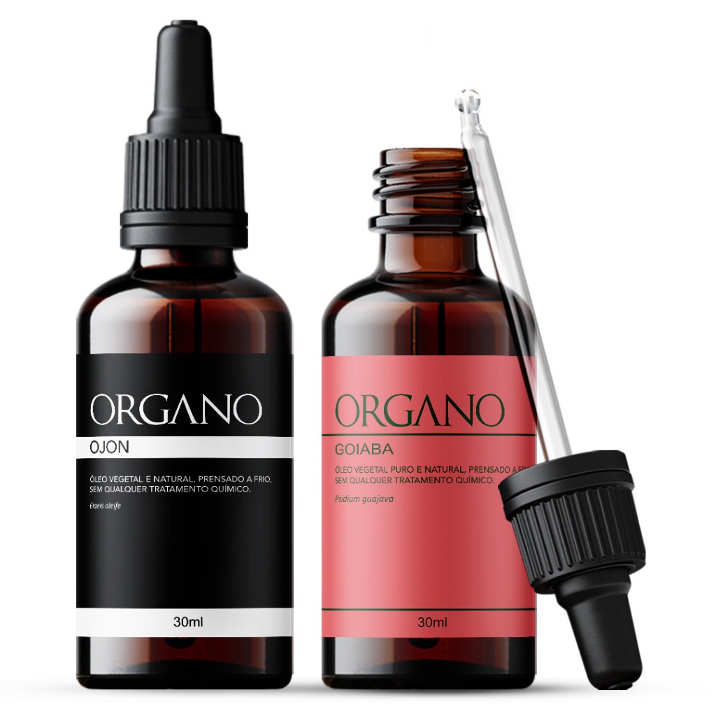 Kit Capilar Ojon & Goiaba - Óleos Vegetais 100% Naturais - 30ml | Shopee Brasil