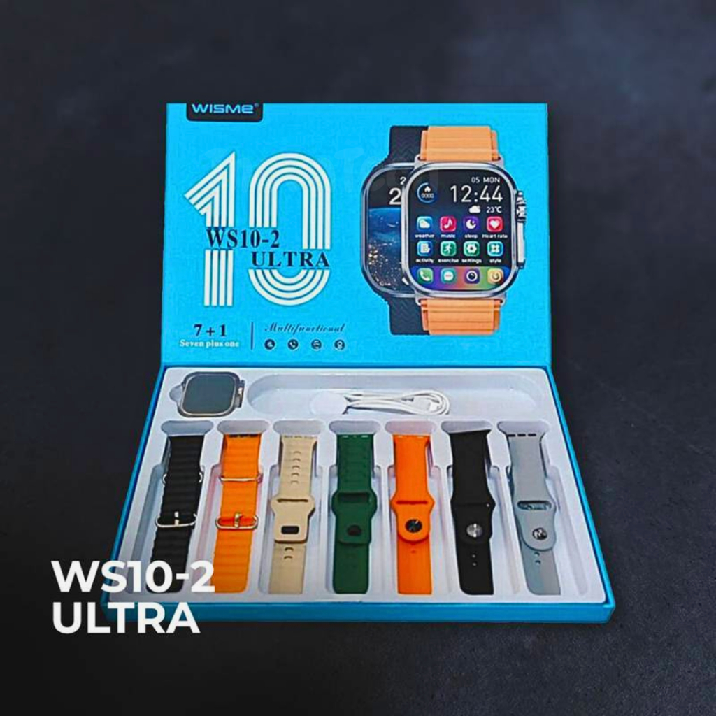 Smartwatch WS10 Ultra 2 | Kit com 7 Pulseiras | Toque Duplo | Segunda ...