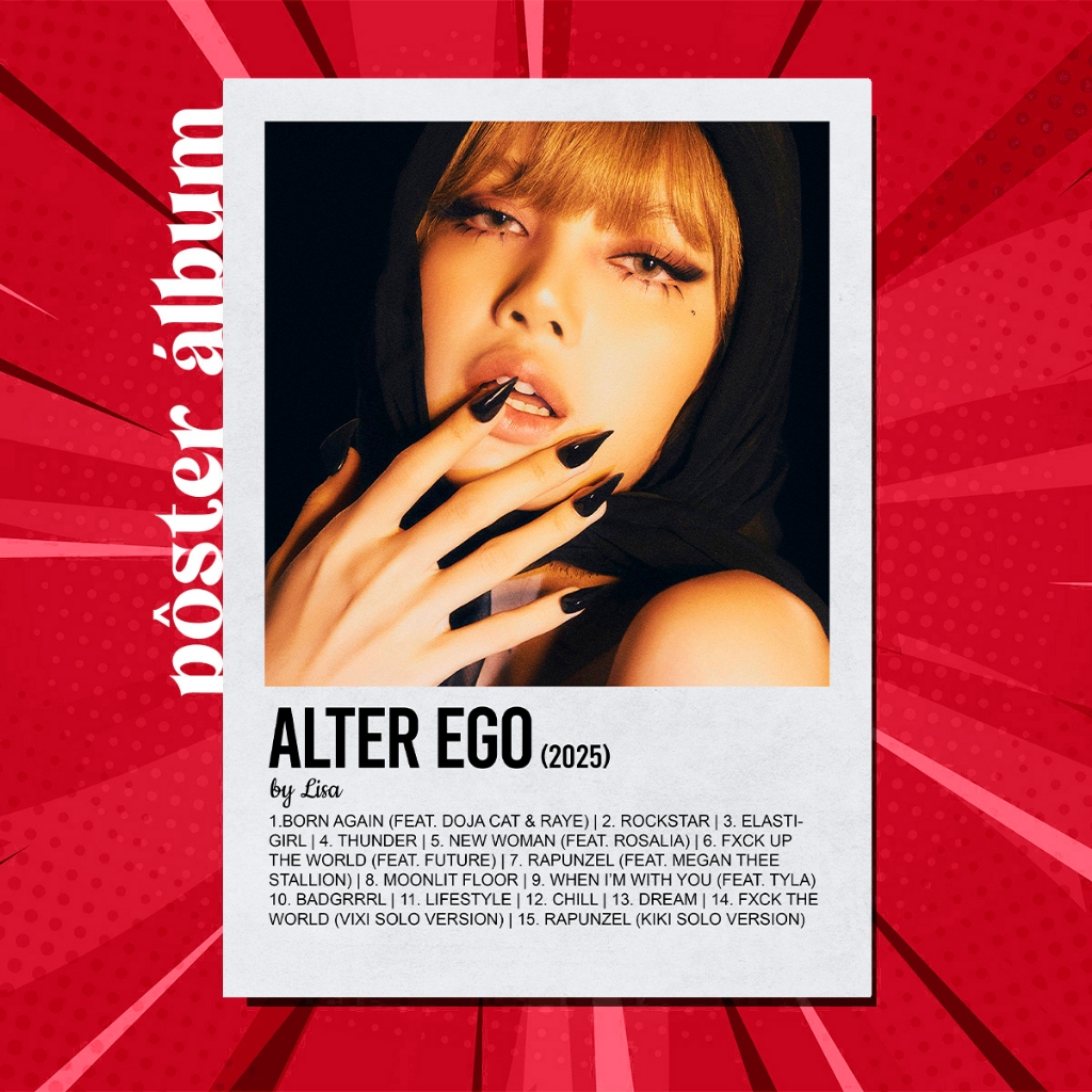 Pôster Álbum Alter Ego - Lisa | Shopee Brasil